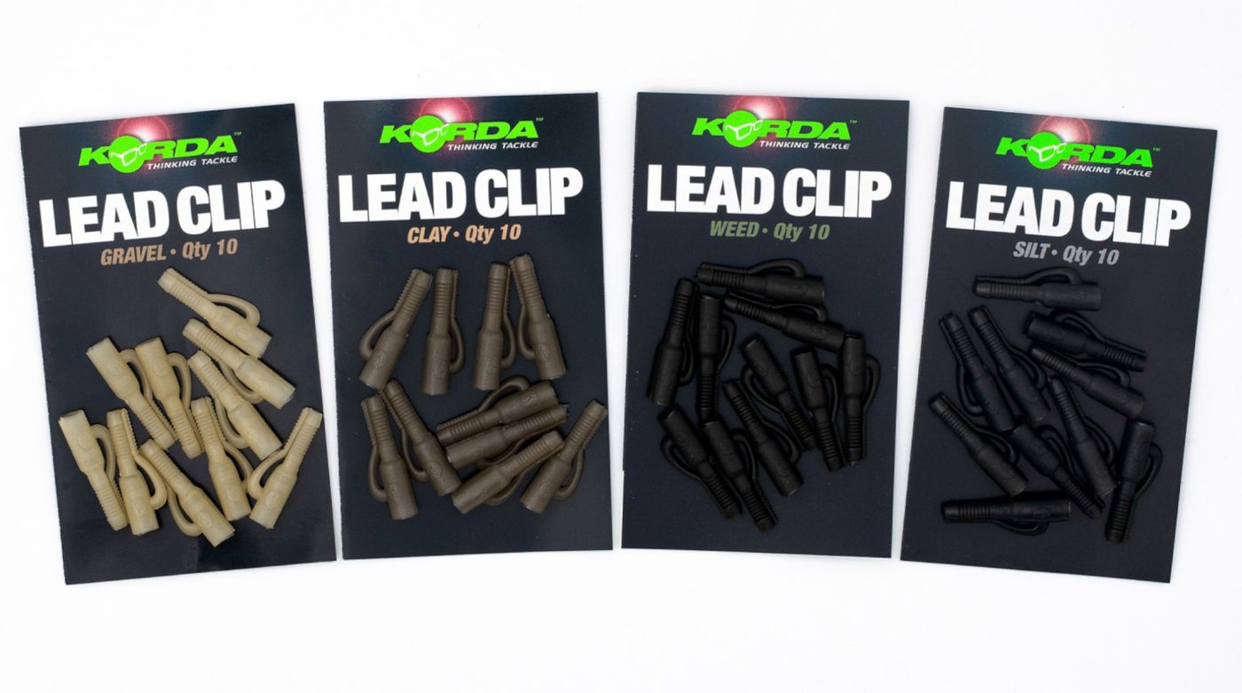 Korda Safe Zone Lead Clips - 10 Bleiclips Clay