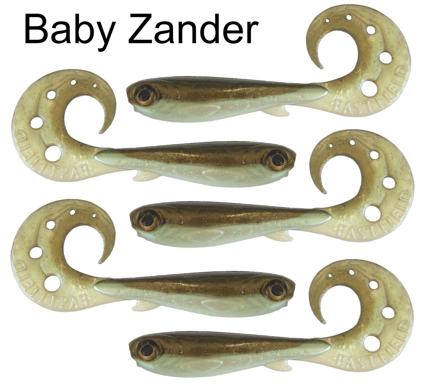 Eastfield Wingman Curly Perch 8,5cm - 5 Gummiköder, Gummifische ...