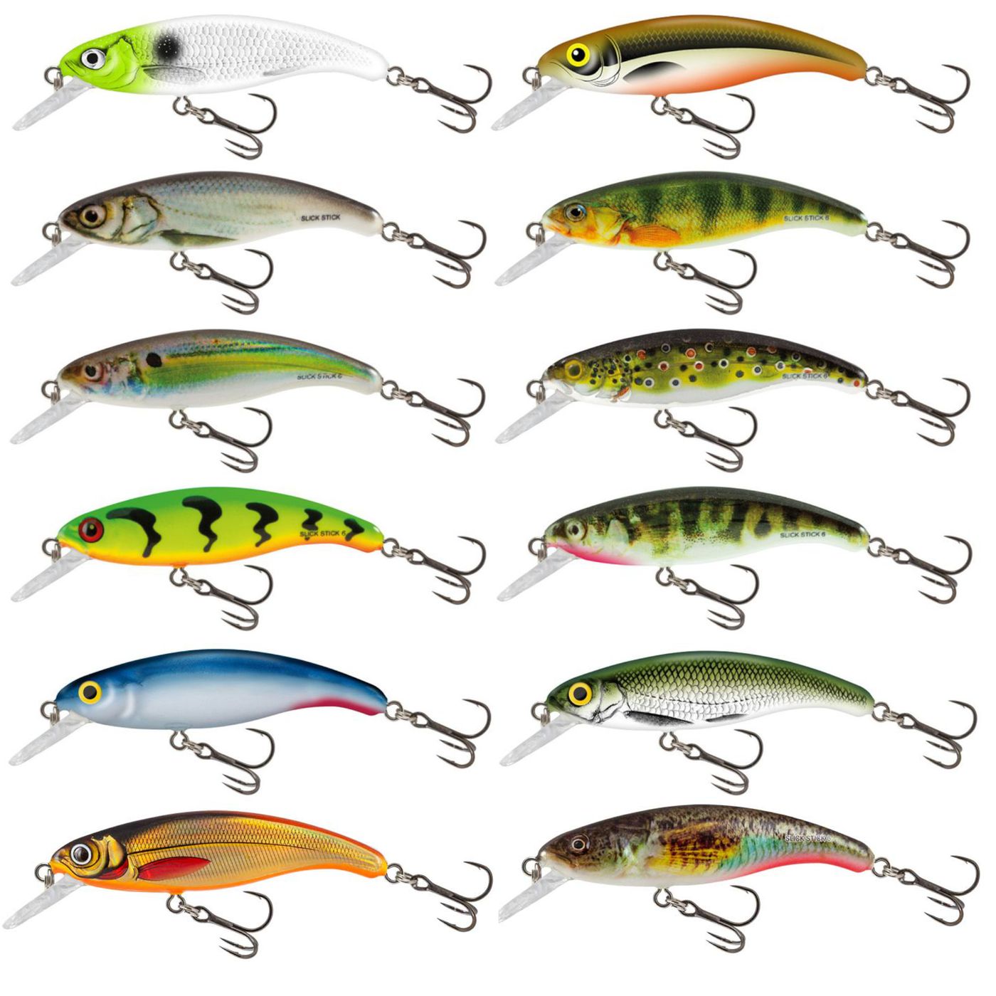 Salmo Slick Stick 6cm 3g - Wobbler Real Holographic Shad