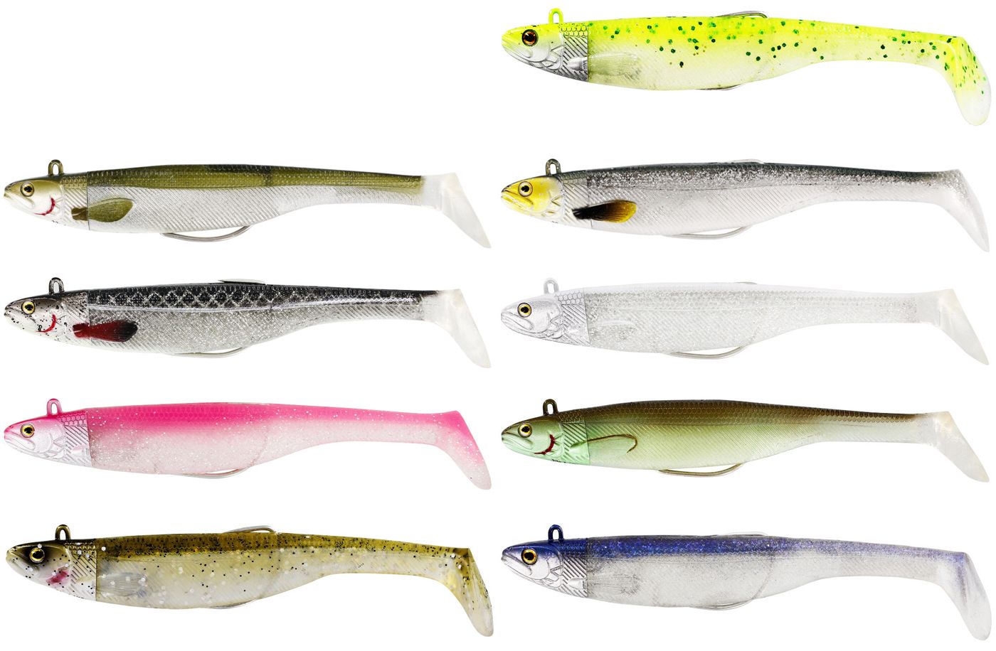 Westin Magic Minnow Jig 12g 10cm - Gummifisch Sparkling Blue