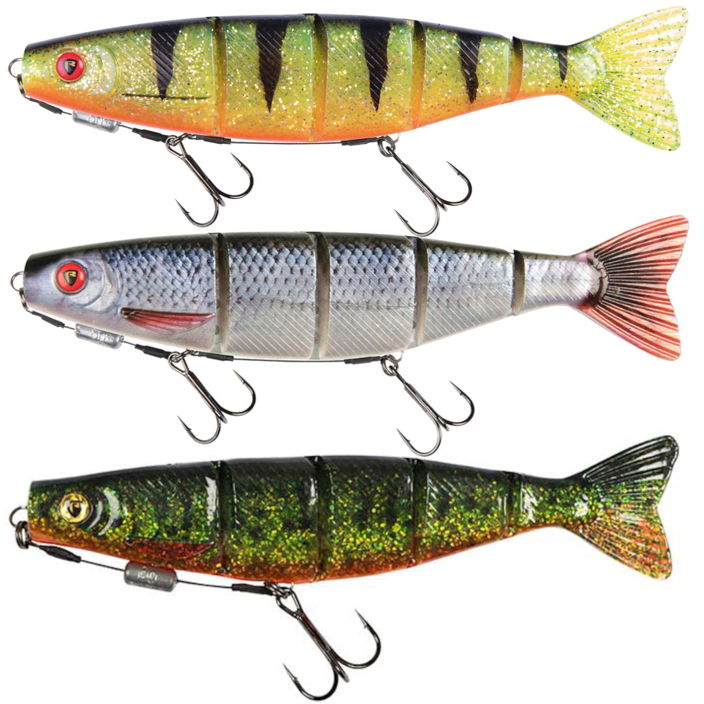 Fox Rage Pro Shad Jointed 23cm 107g Loaded - montierter Gummifisch UV Pike