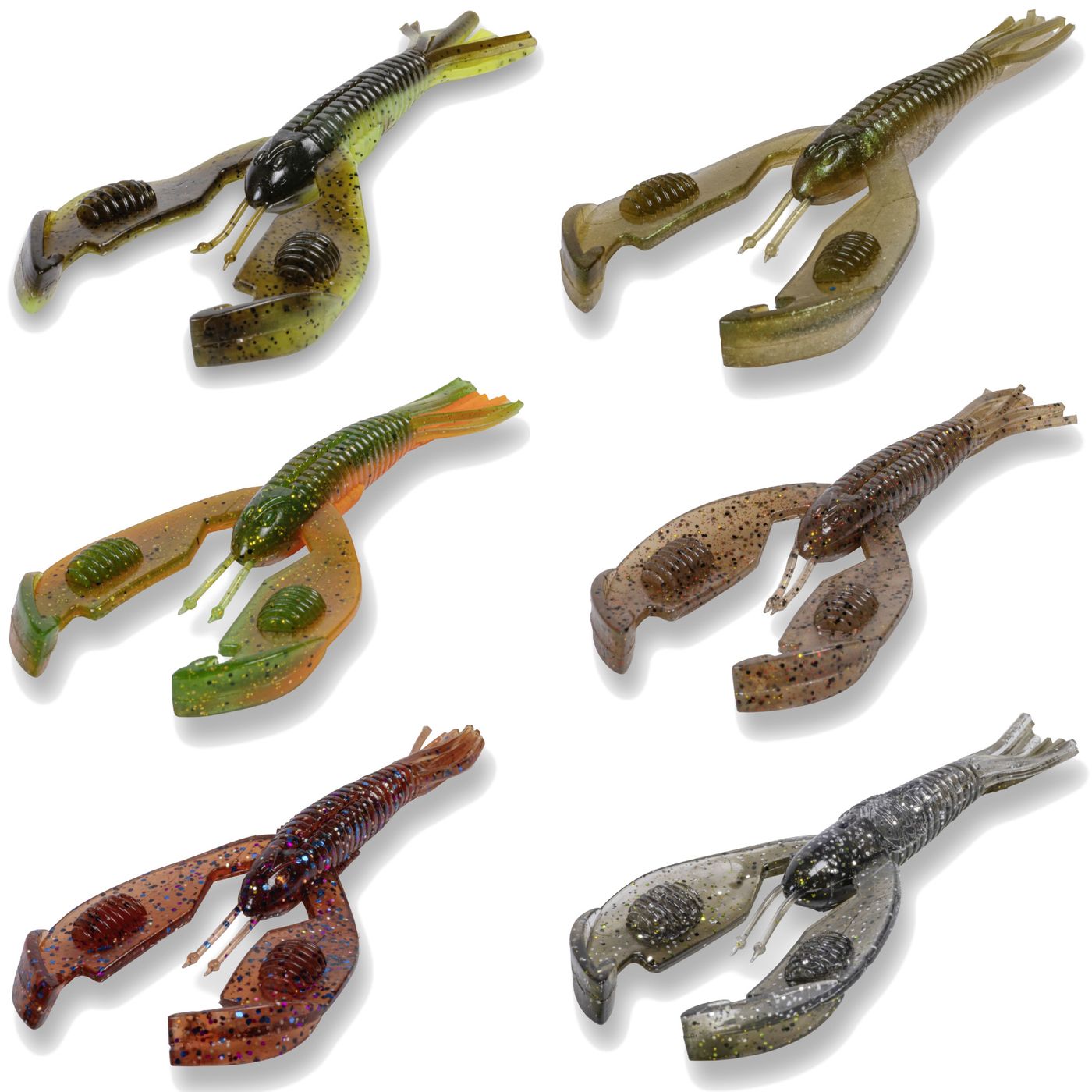 4Street B-Ass Craw 10cm 7g - 5 Gummikrebse Grape