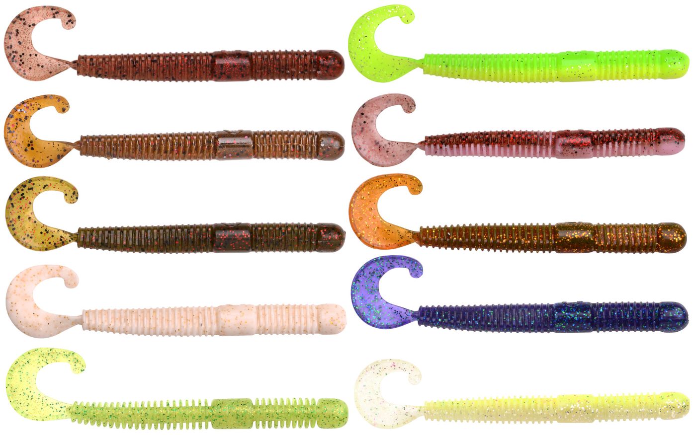 Spro Scent Series Insta Worm 9cm 2,5g - 7 Gummijigs Snowflake