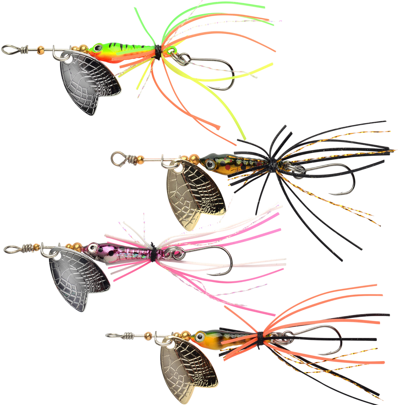 Spro 5cm 4g Larva Mayfly Micro Spinner mit Einzelhaken - Spinnköder ...