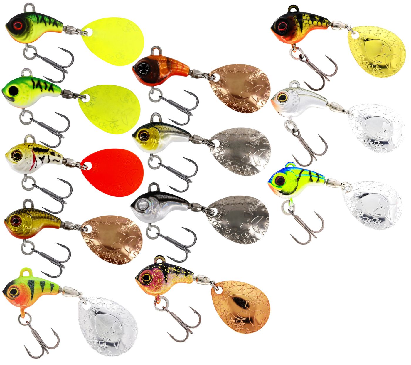 Westin DropBite Tungsten Spin Tail Jig 1,8cm 9g - Spinjig Clear Olive