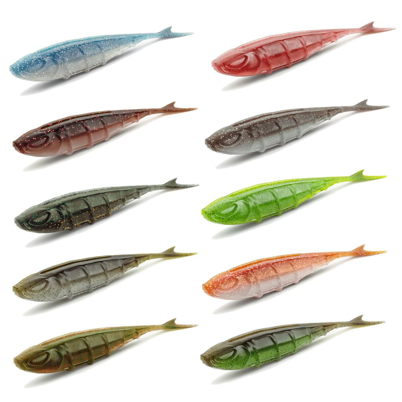 Nays SPLT 45 11,4cm 6,5g - 7 Gummifische C-01