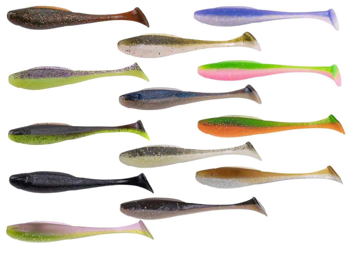 Zeck Barsch Alarm BA Sexy Swimmer 10cm - 7 Gummiköder Fire Perch