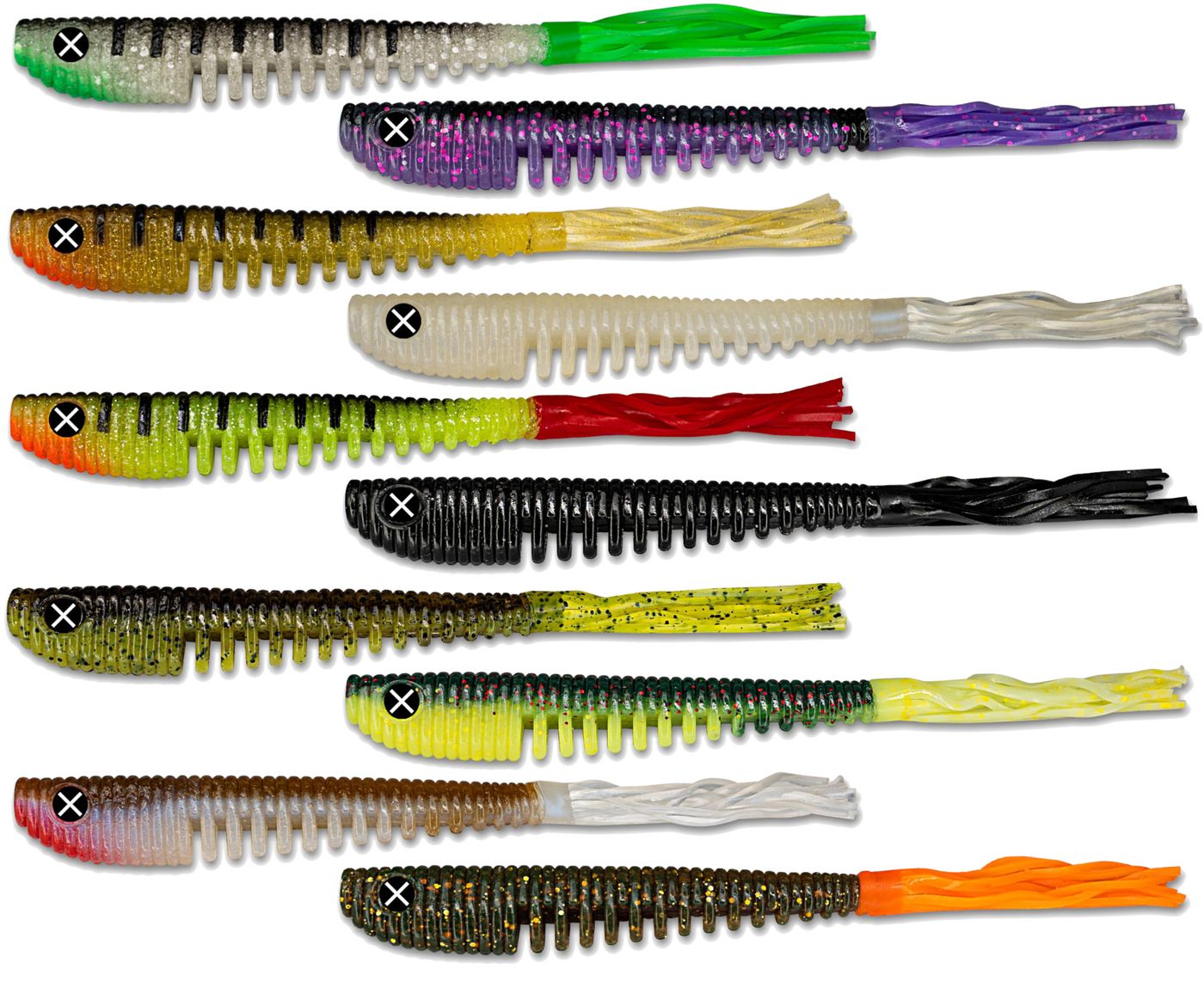 Monkey Lures Hairy Lui 14cm - 3 Gummifische Black & Black