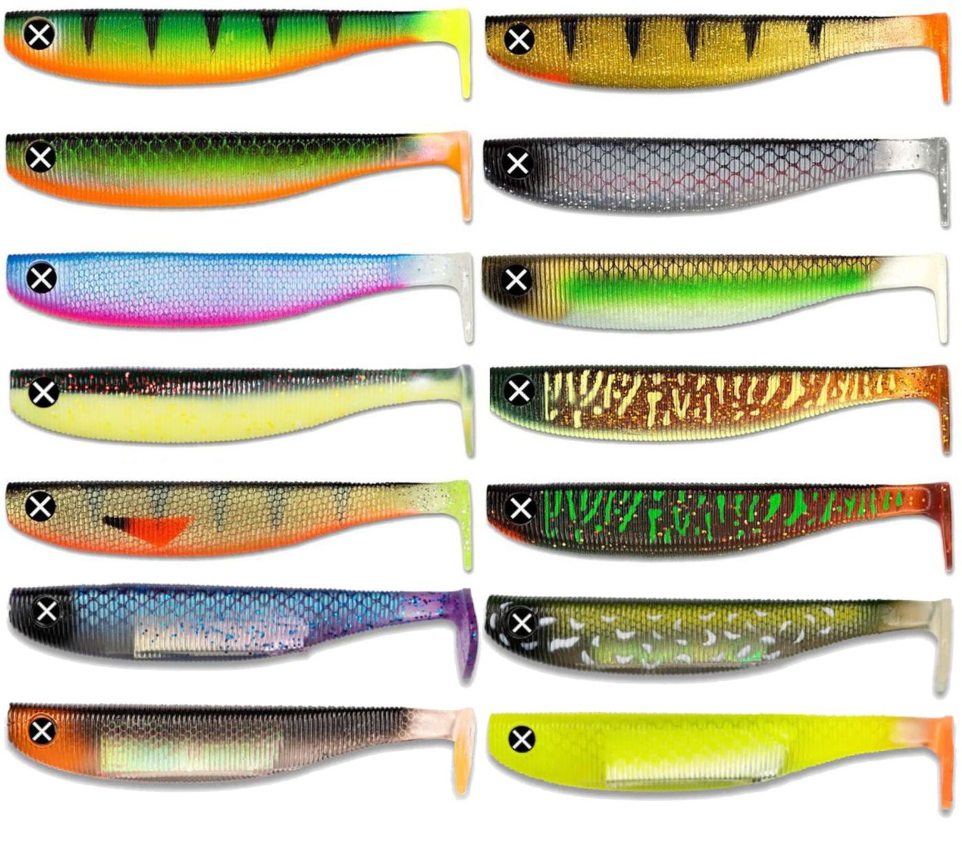 Monkey Lures Fat Lui 11cm - 2 Gummifische Fake Perch