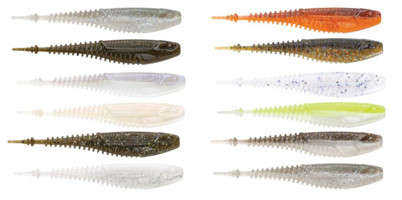 Rapala CrushCity Freeloader 10,5cm 8,5g - 6 Gummifische Green Pumpkin Magic