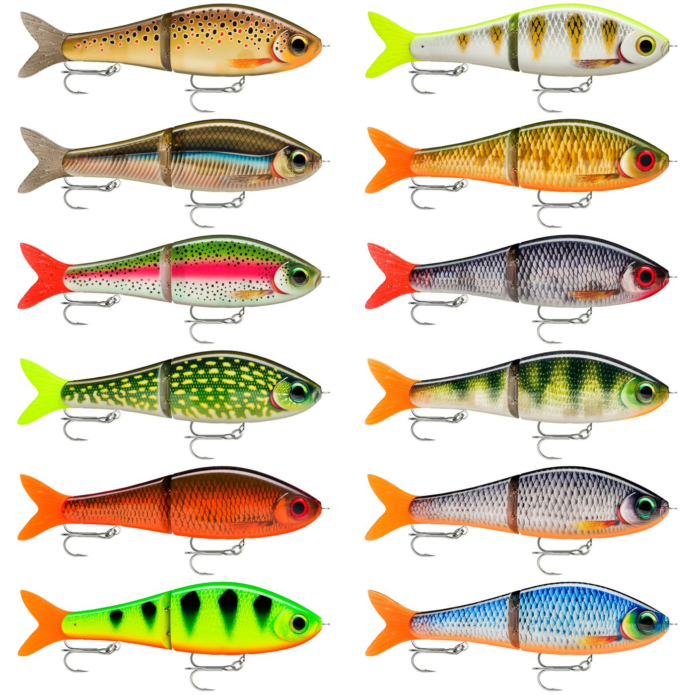 Rapala Super Shadow Rap Glide - Glidebait Live Brown Trout 45g / 11cm ...