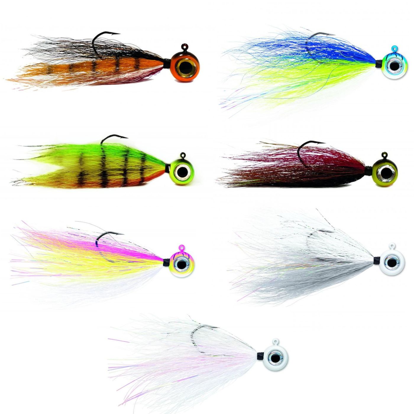 VMC 7158 Moontail Jig - 2 Jighaken Gr. 2/0 / 7g / Redtail Chub