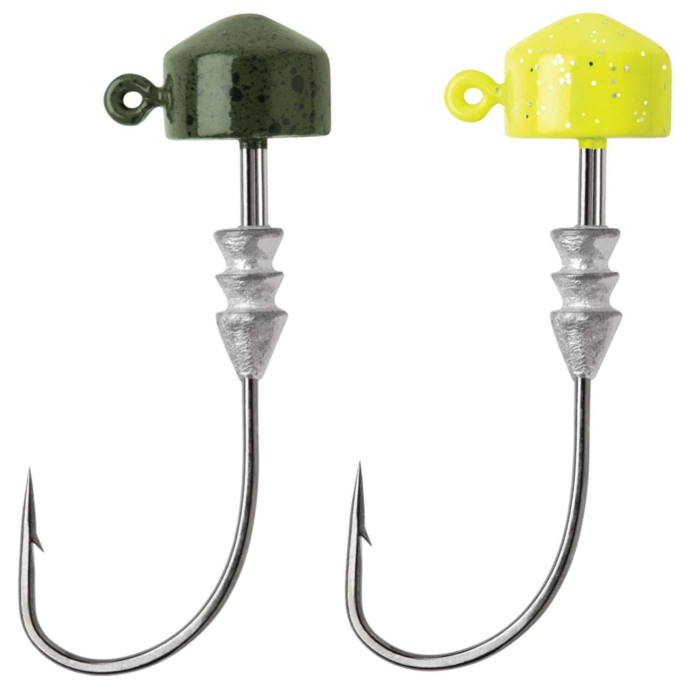VMC Ned Rig Jig - 4 Jighaken 7g / Green Pumpkin
