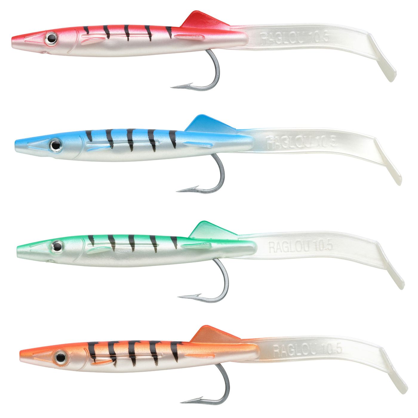 Ragot Raglou Tiger - 3 Meeresköder 5.5cm / Gr. 8