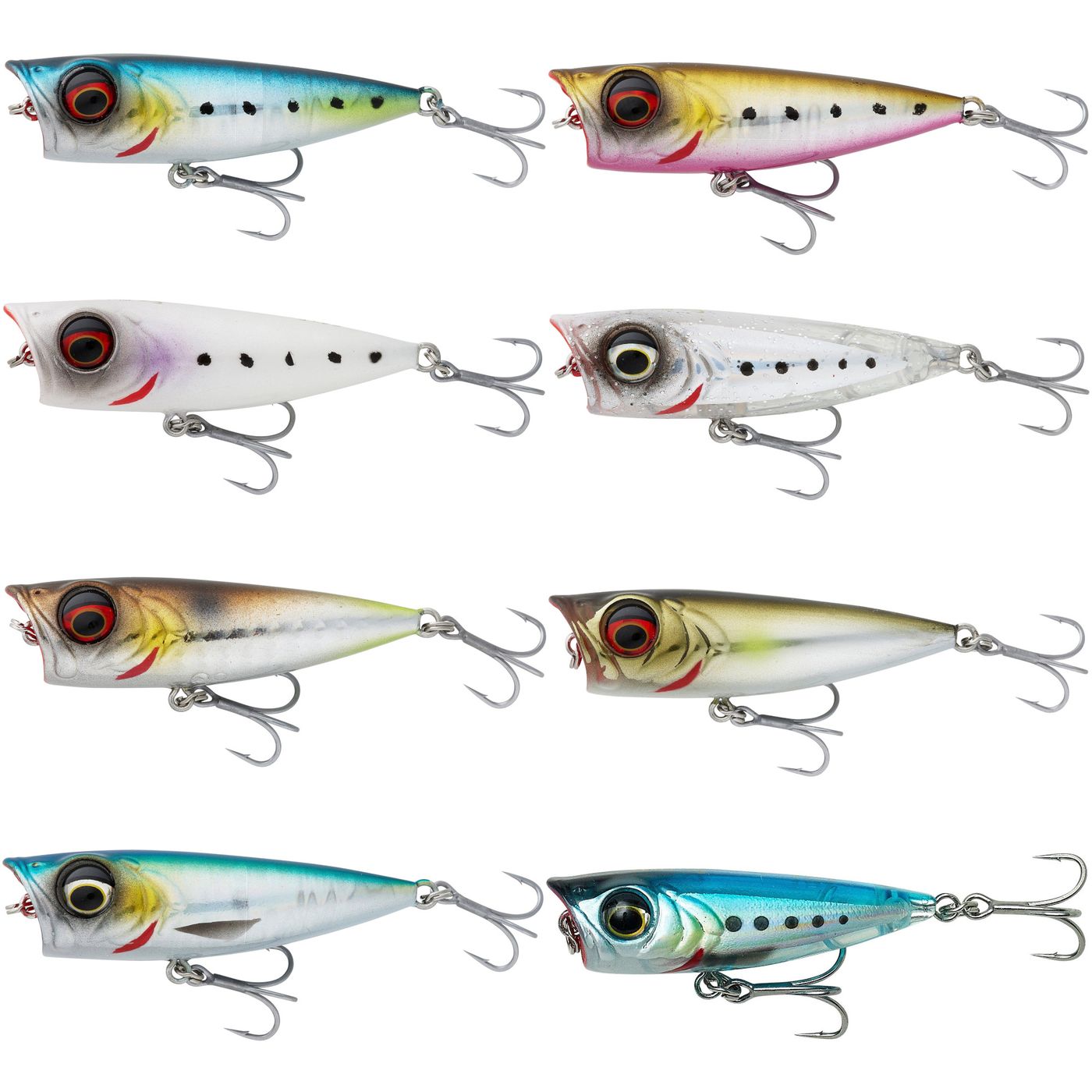 Savage Gear Micro Popper 5.5cm 5.4g F - Oberflächenköder Mirror Ayu