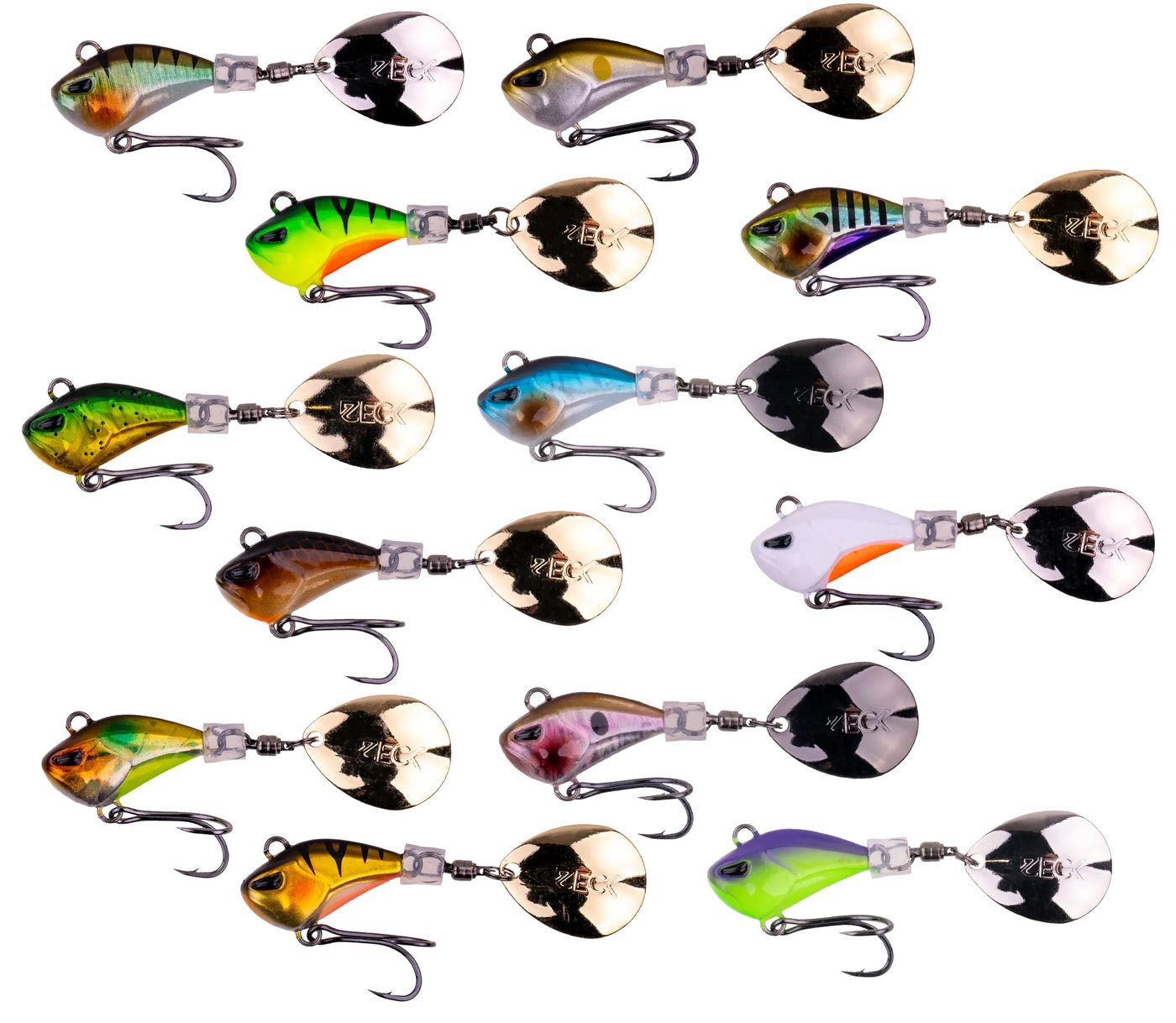 Zeck Mini Rogue Runner 5g / 7g - Spinnköder 7g Purple Chartreuse