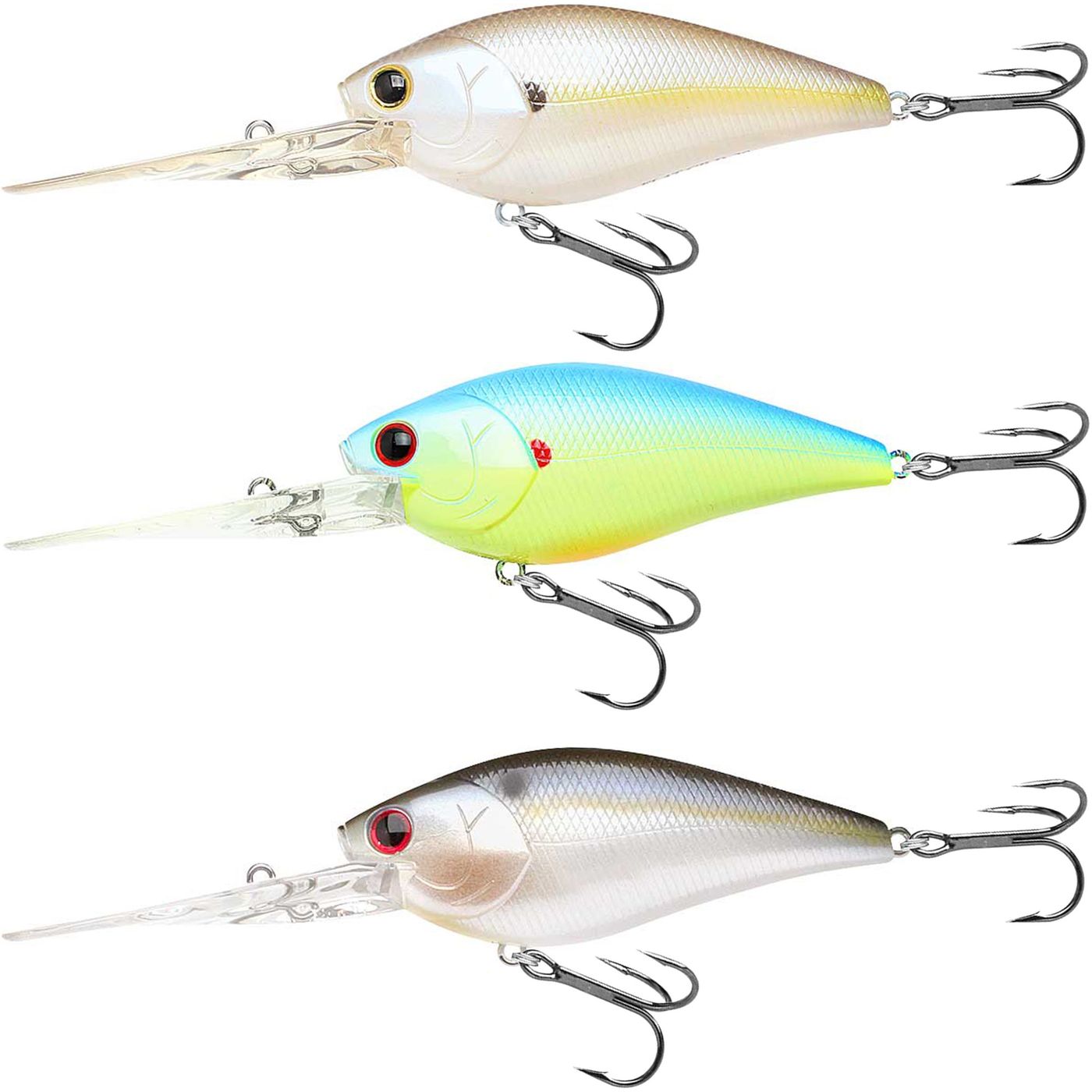Lucky Craft Flat CB D-20 Crankbait für Tiefen 75mm 23,5g - Wobbler TO ...