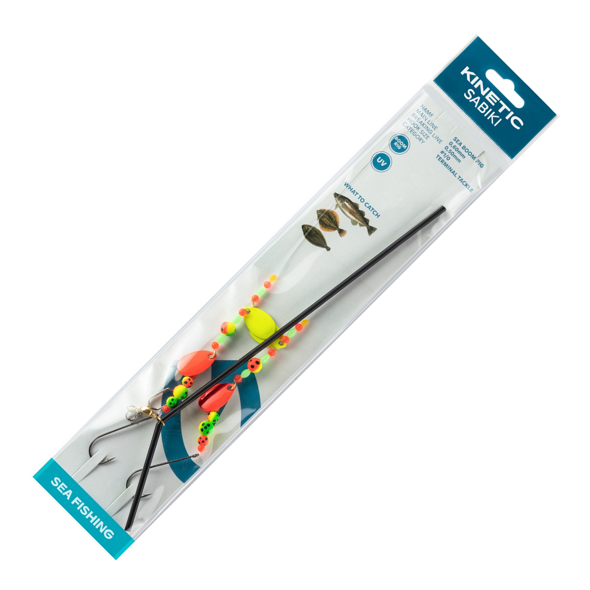 Kinetic Sabiki Sea Boom #1/0 - Vorfach kaufen Fire Tiger