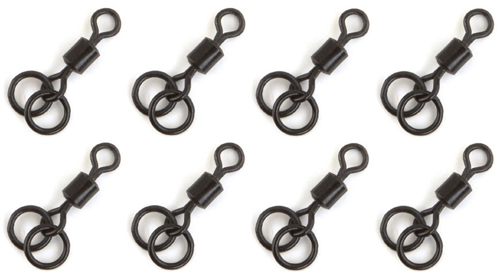 Fox Edges Double Ring Swivel Gr. 7 Wirbel (8 Stück)