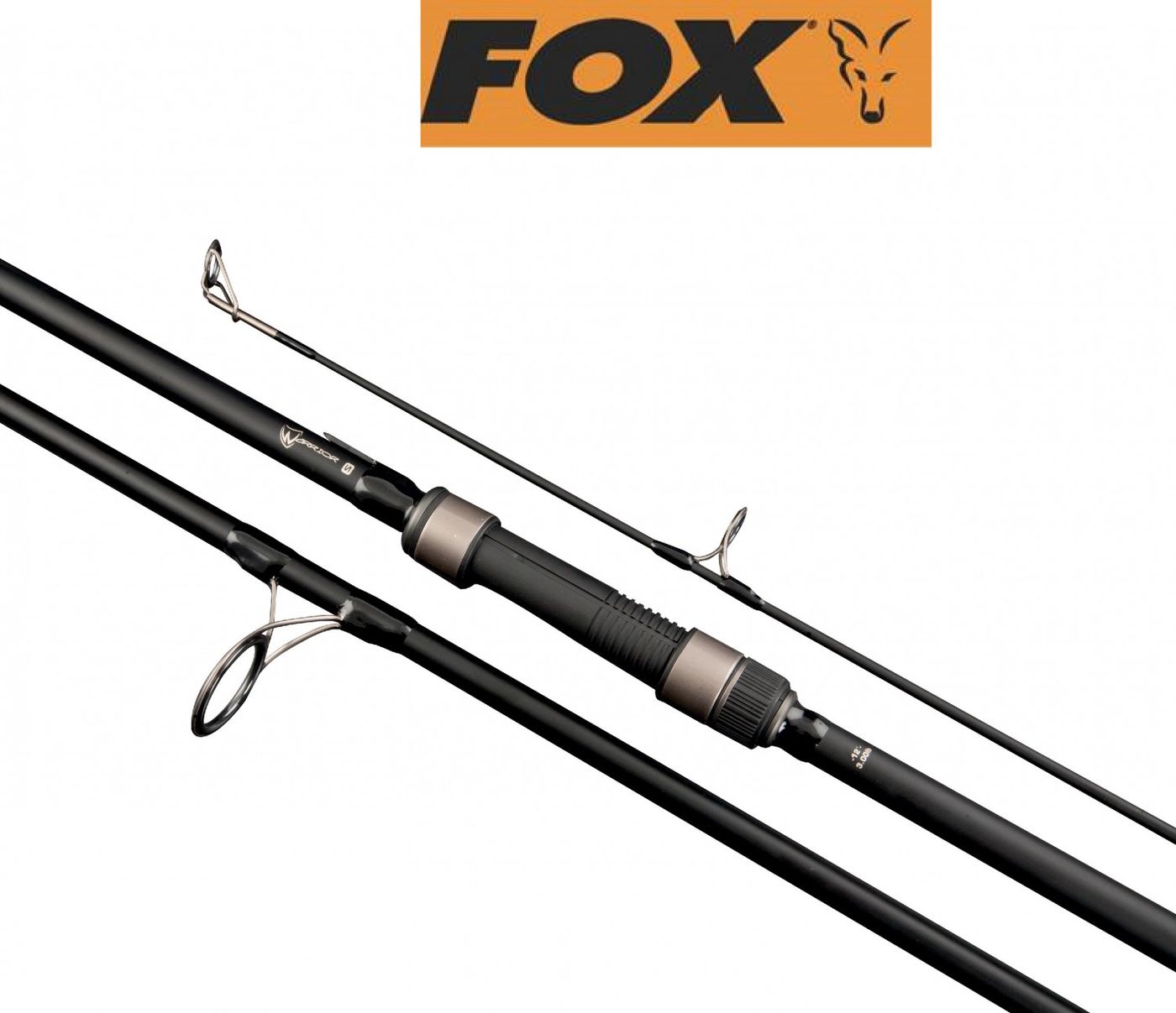 Fox Warrior S Compact Karpfenrute Carp Rod 12ft 3lbs - 3teilige Rute