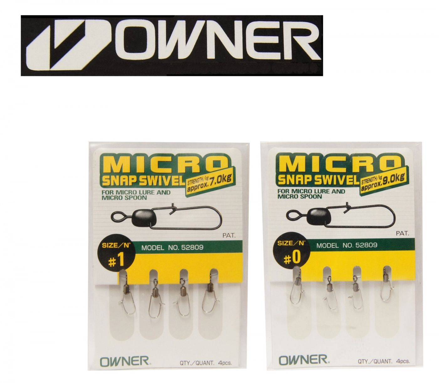 Owner Micro Snap Swivel Wirbel 0
