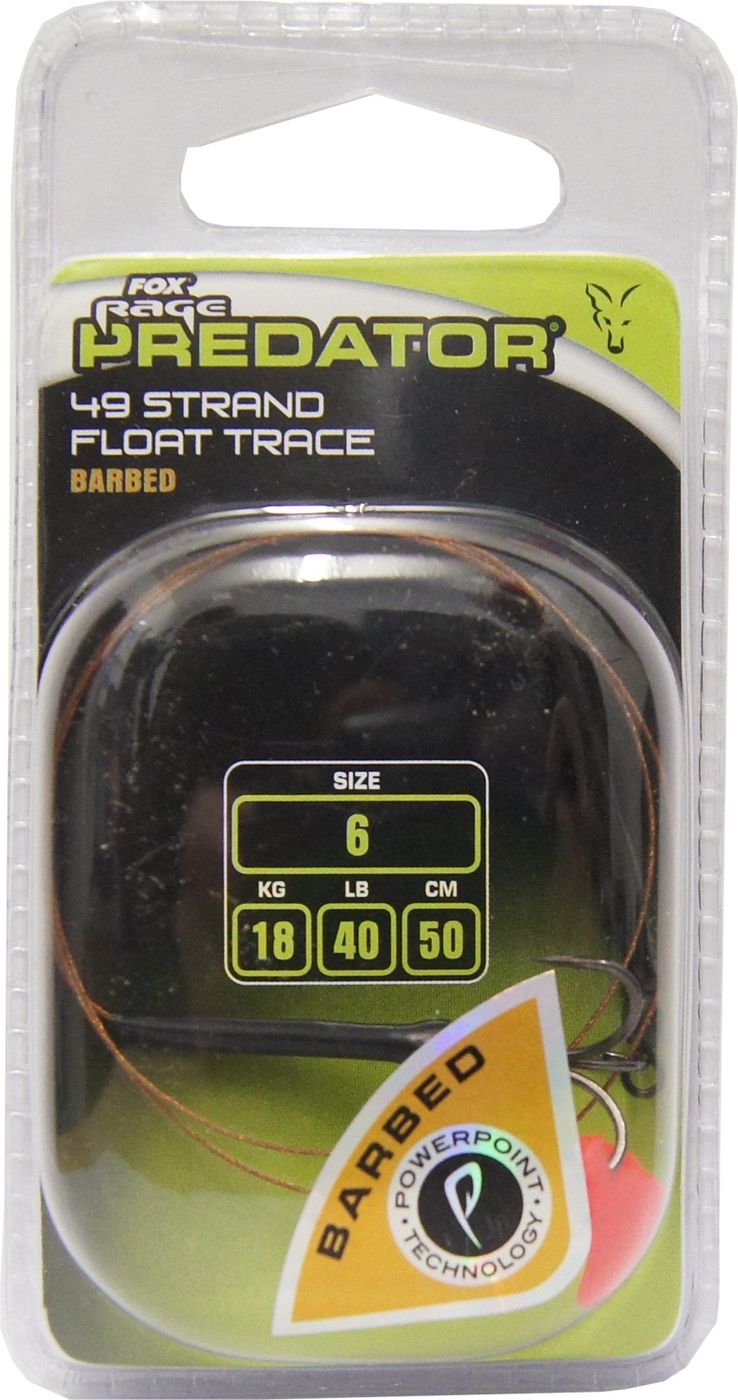 Fox Rage Predator Float Trace 50cm 7x7 Strand Drillingsystem zum Hechtangeln | eBay.de
