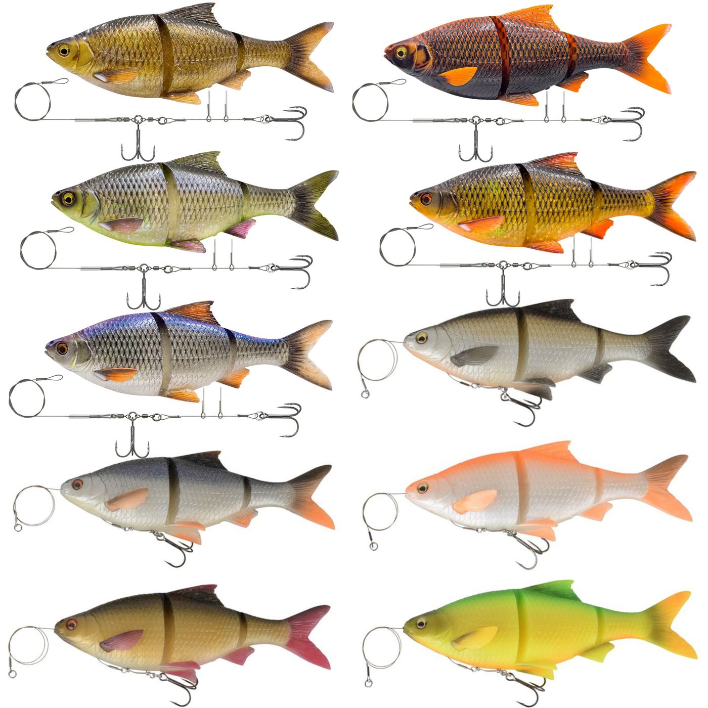 Savage Gear 3D Linethru Roach Gummifisch Glitter Bream 32cm / 445g ...